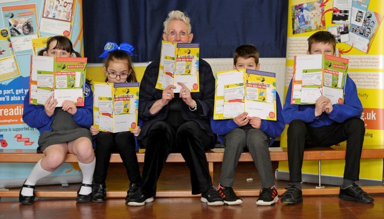 Reading Force launch at Colinton Primary School with VIP Vivian French ...